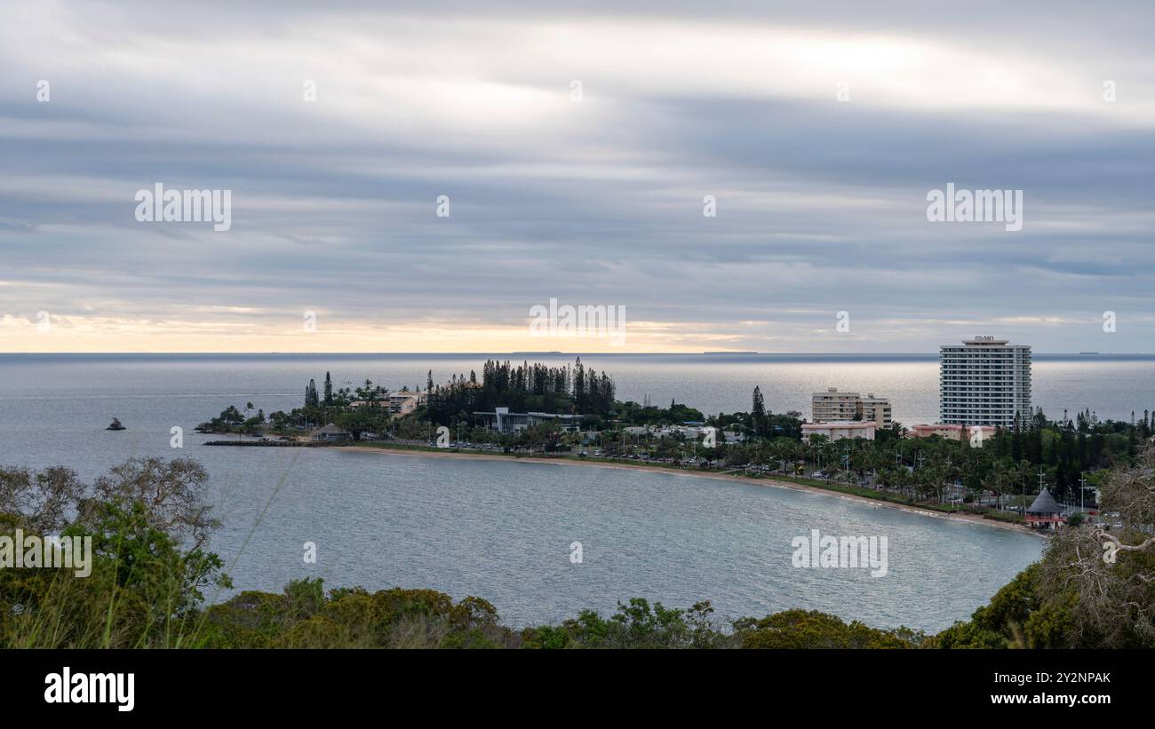 Anse Vata seen from Ouen Toro Noumea New Caledonia Stock Photo - Alamy