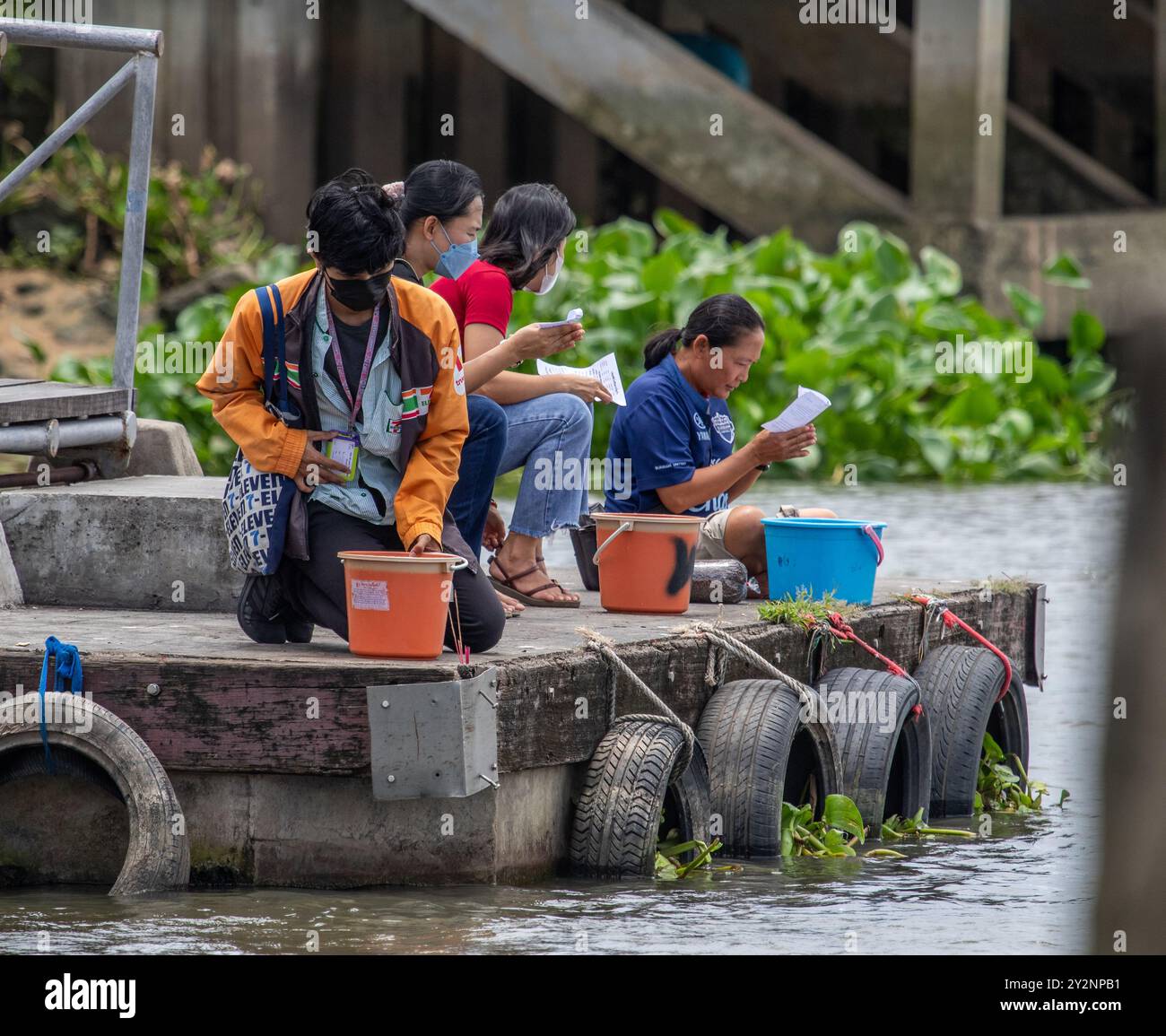 Ceremony merit traditional thai hi-res stock photography and images - Alamy