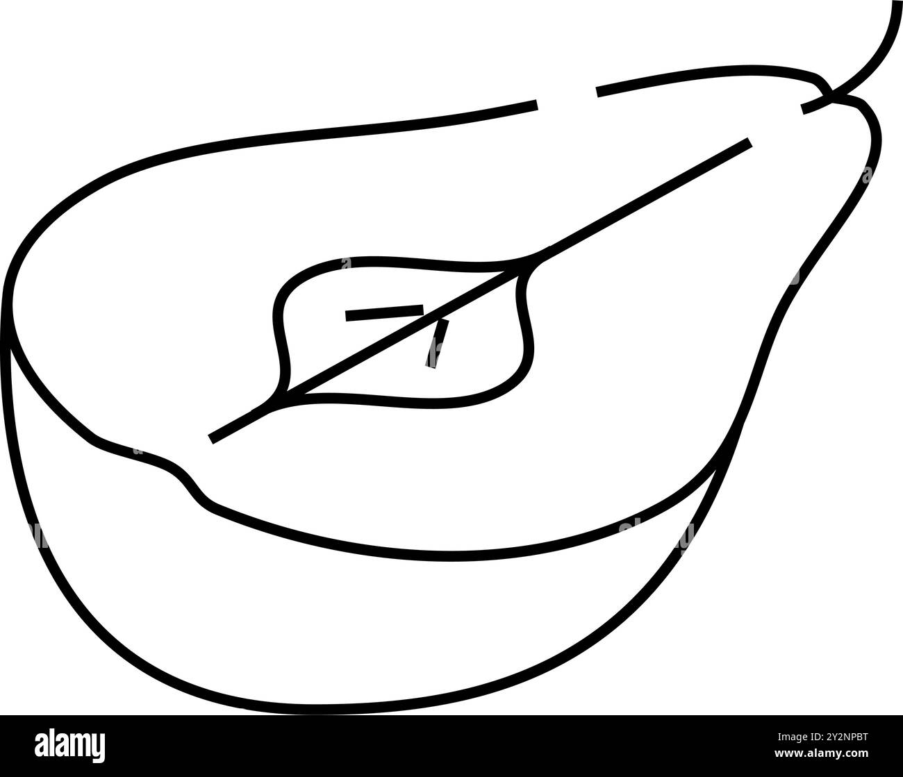 Pear tree icon outline Stock Vector Images - Alamy