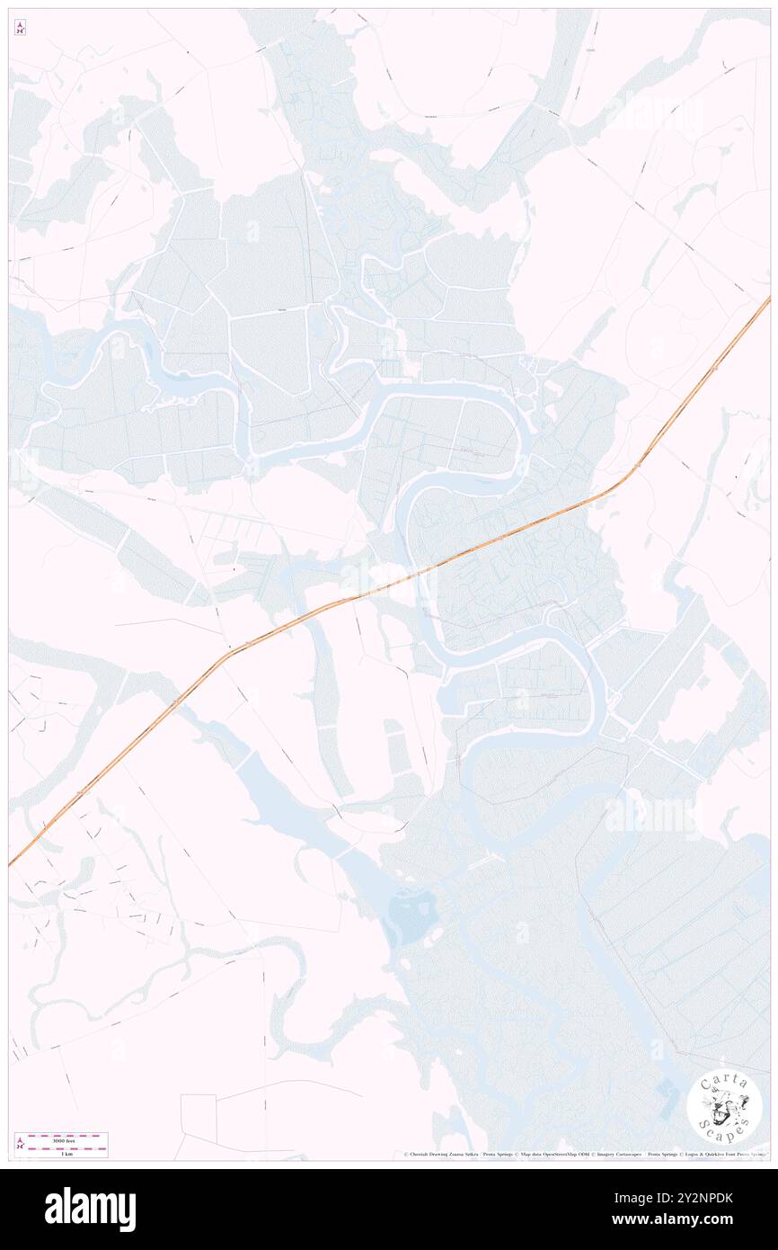 Radnor (historical), Beaufort County, US, United States, South Carolina ...