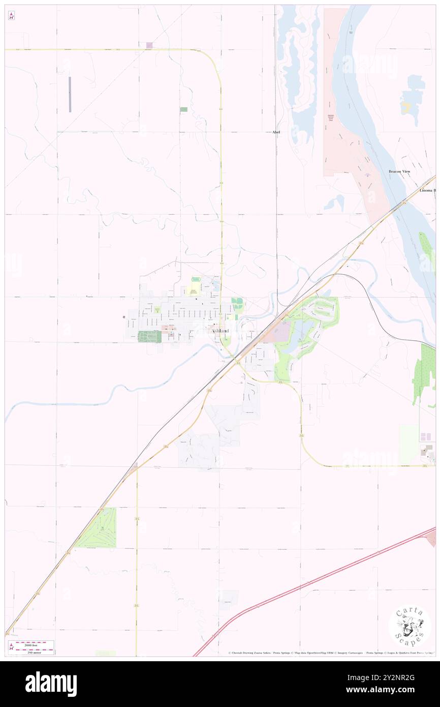 Ashland, Saunders County, US, United States, Nebraska, N 41 2' 20'', S ...