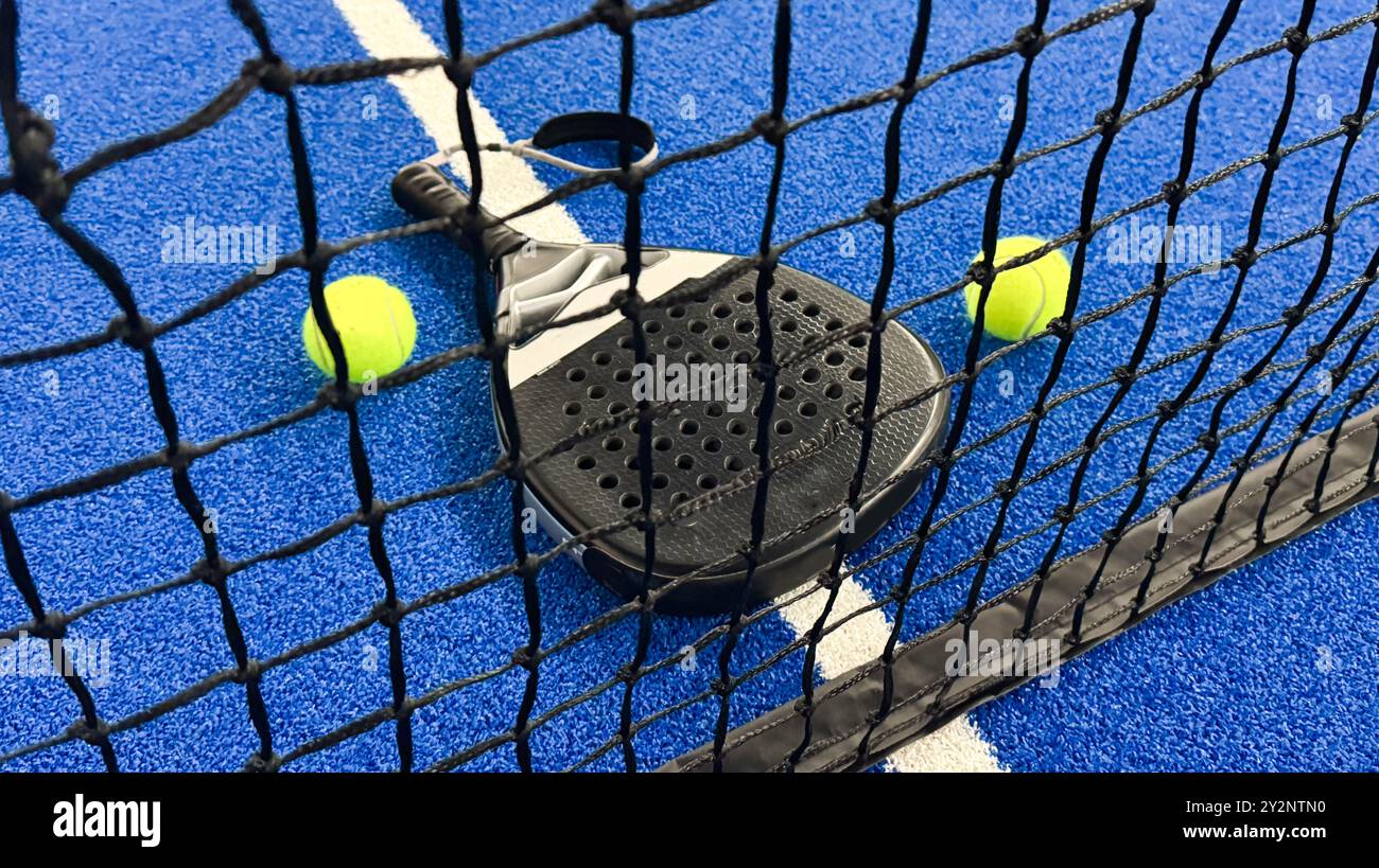 Paddle racket with a ball ready to play the fastest growing sport in ...