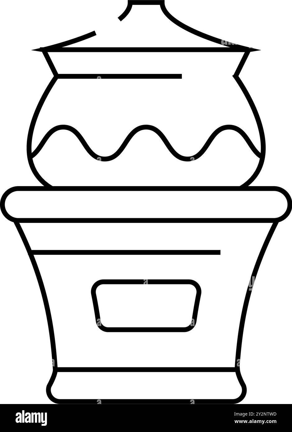 Earthware bowl Black and White Stock Photos & Images - Alamy