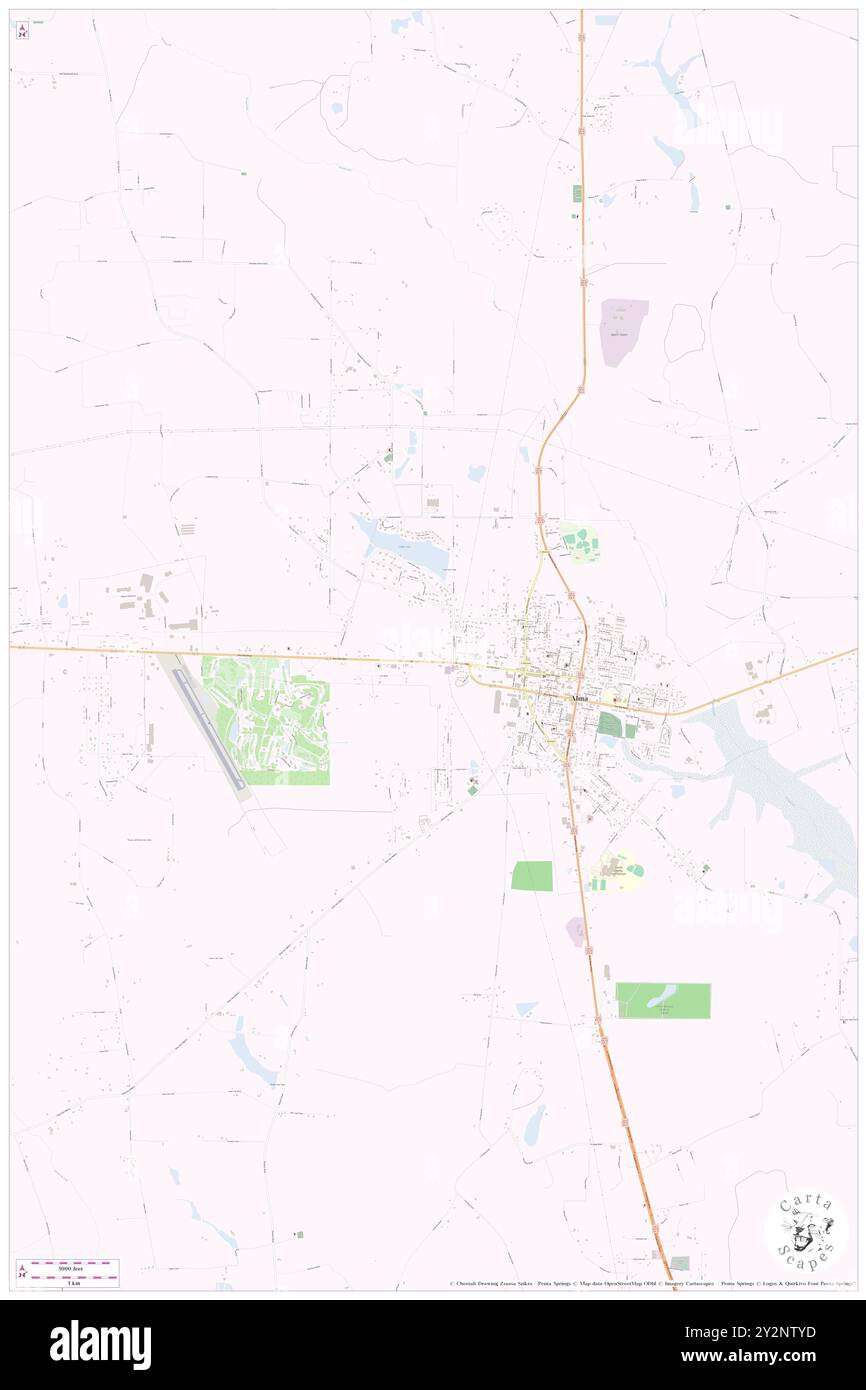 Alma georgia map Cut Out Stock Images & Pictures - Alamy