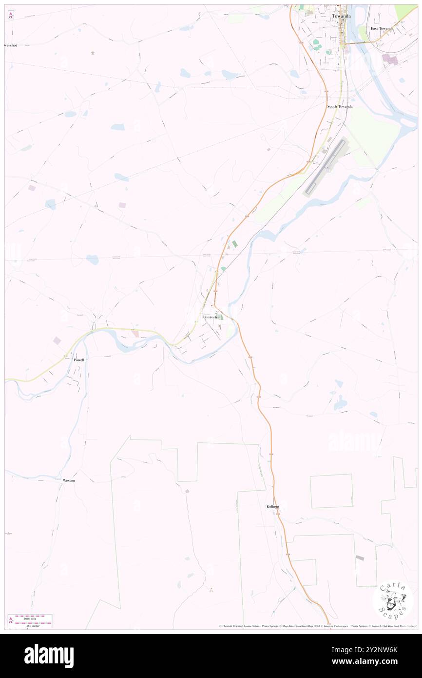 Monroeton pennsylvania map Cut Out Stock Images & Pictures - Alamy