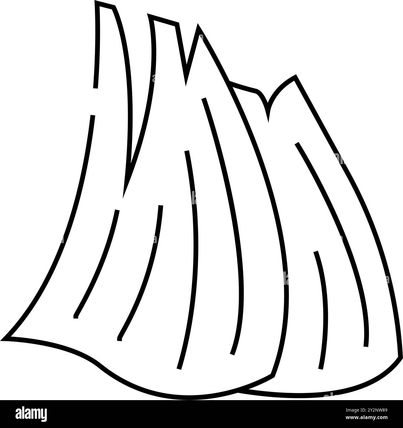 corn husks line icon vector illustration Stock Vector Image & Art - Alamy