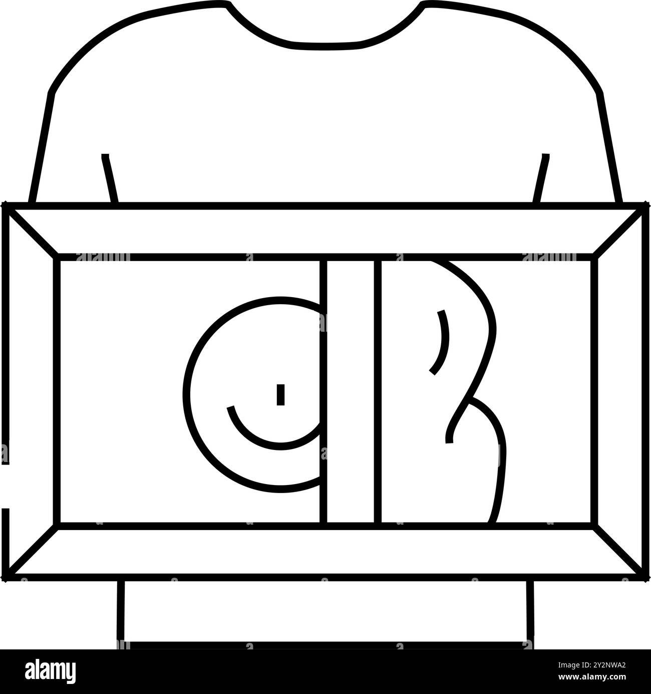 screen printing line icon vector illustration Stock Vector Image & Art ...