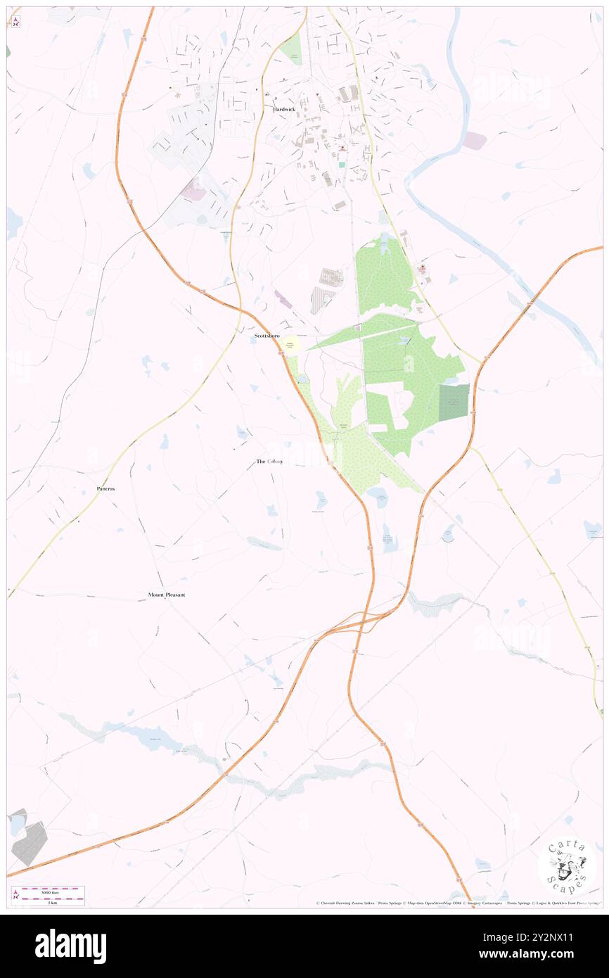 Georgia colony map Cut Out Stock Images & Pictures - Alamy