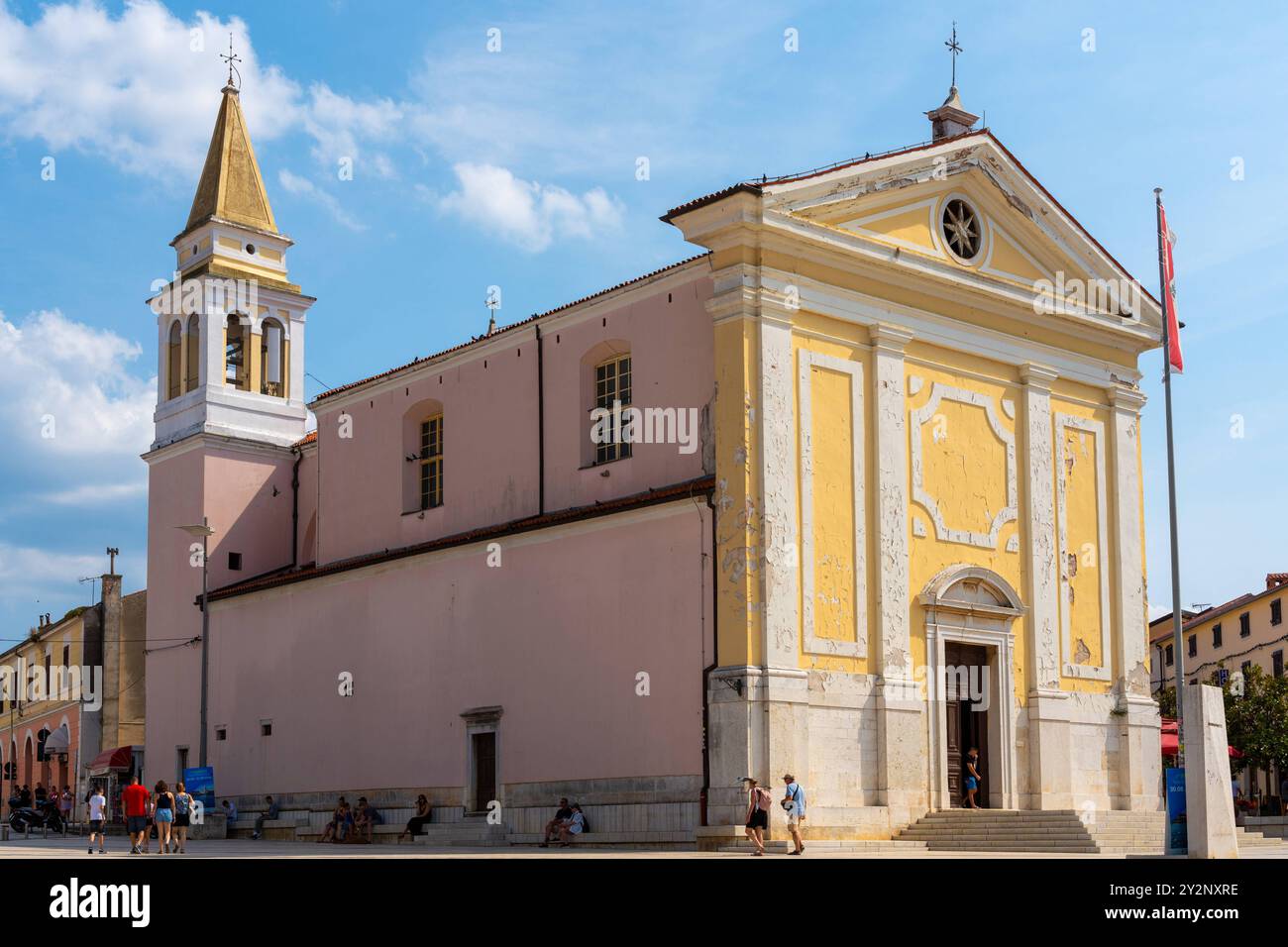 Porec, Istria, Croatia - August 27, 2024: The Church of St. Nicholas in ...