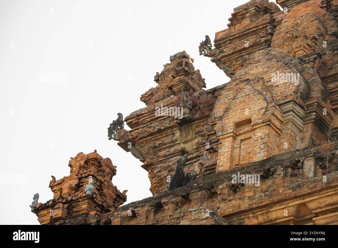 Top view Ponagar or Thap Ba Po Nagar is a Cham temple tower near Nha ...