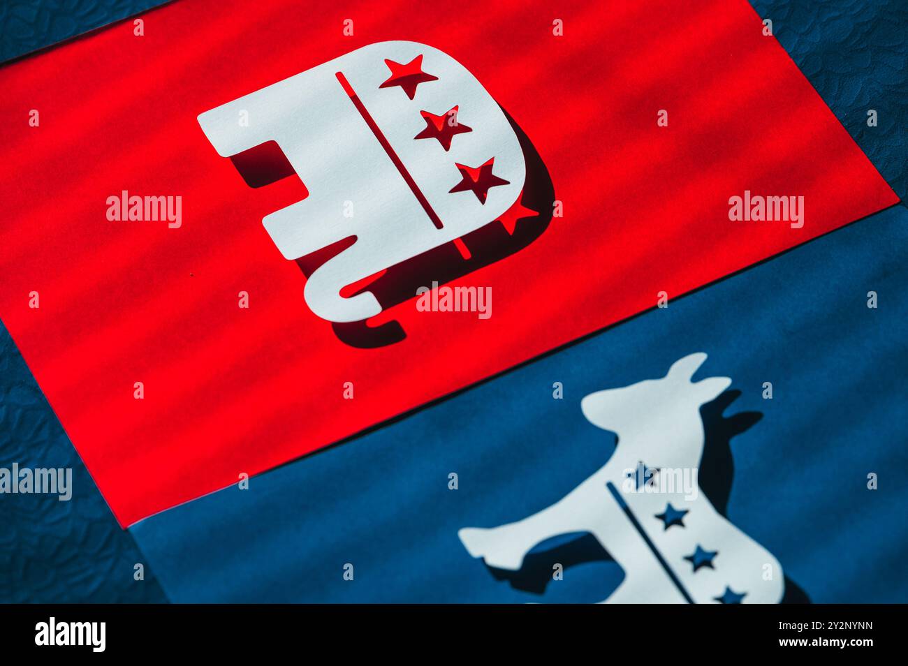 Presidential race symbolism hi-res stock photography and images - Alamy