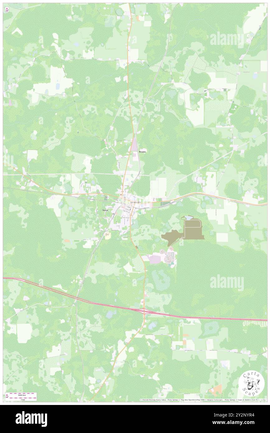 Madison florida map Cut Out Stock Images & Pictures - Alamy