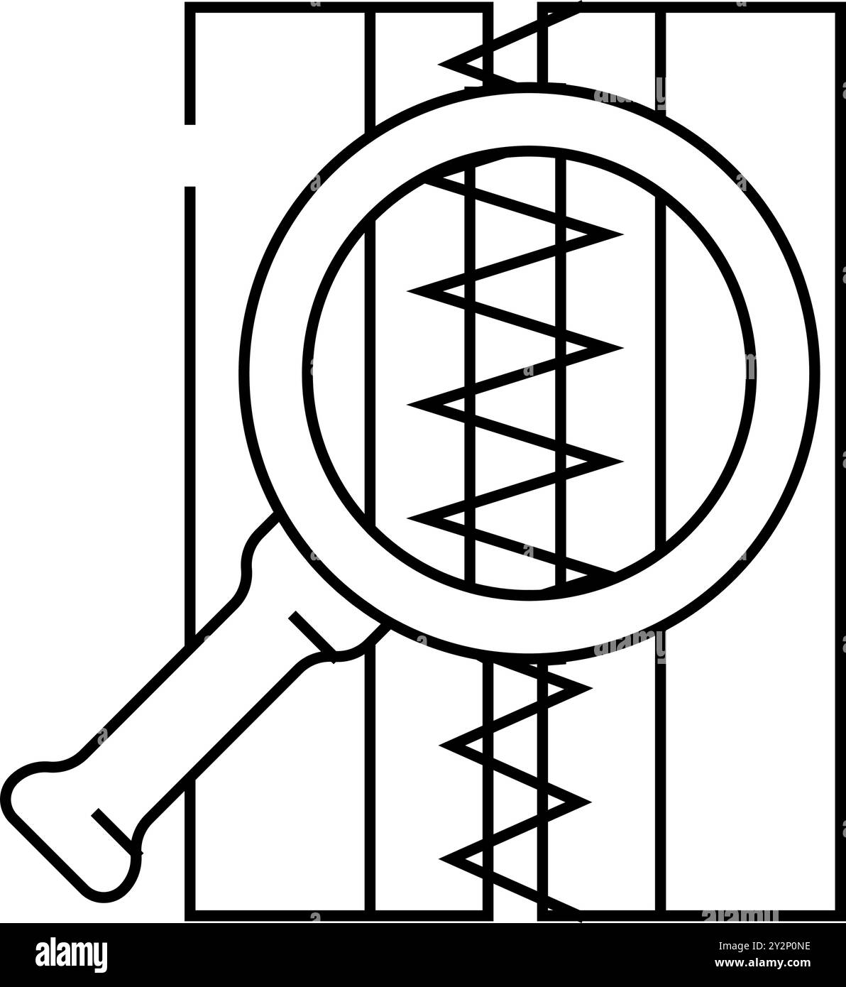 seam quality control sewing line icon vector illustration Stock Vector ...