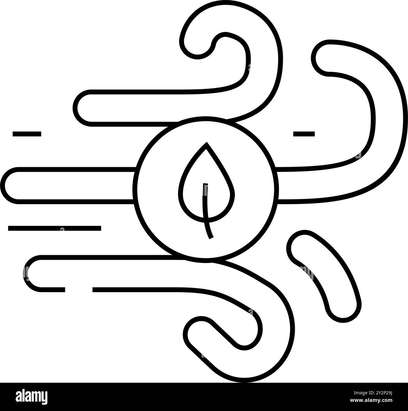 fresh air line icon vector illustration Stock Vector Image & Art - Alamy