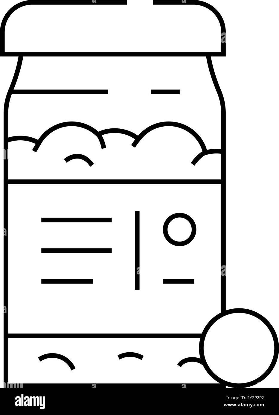 premium cabbage pills line icon vector illustration Stock Vector Image ...