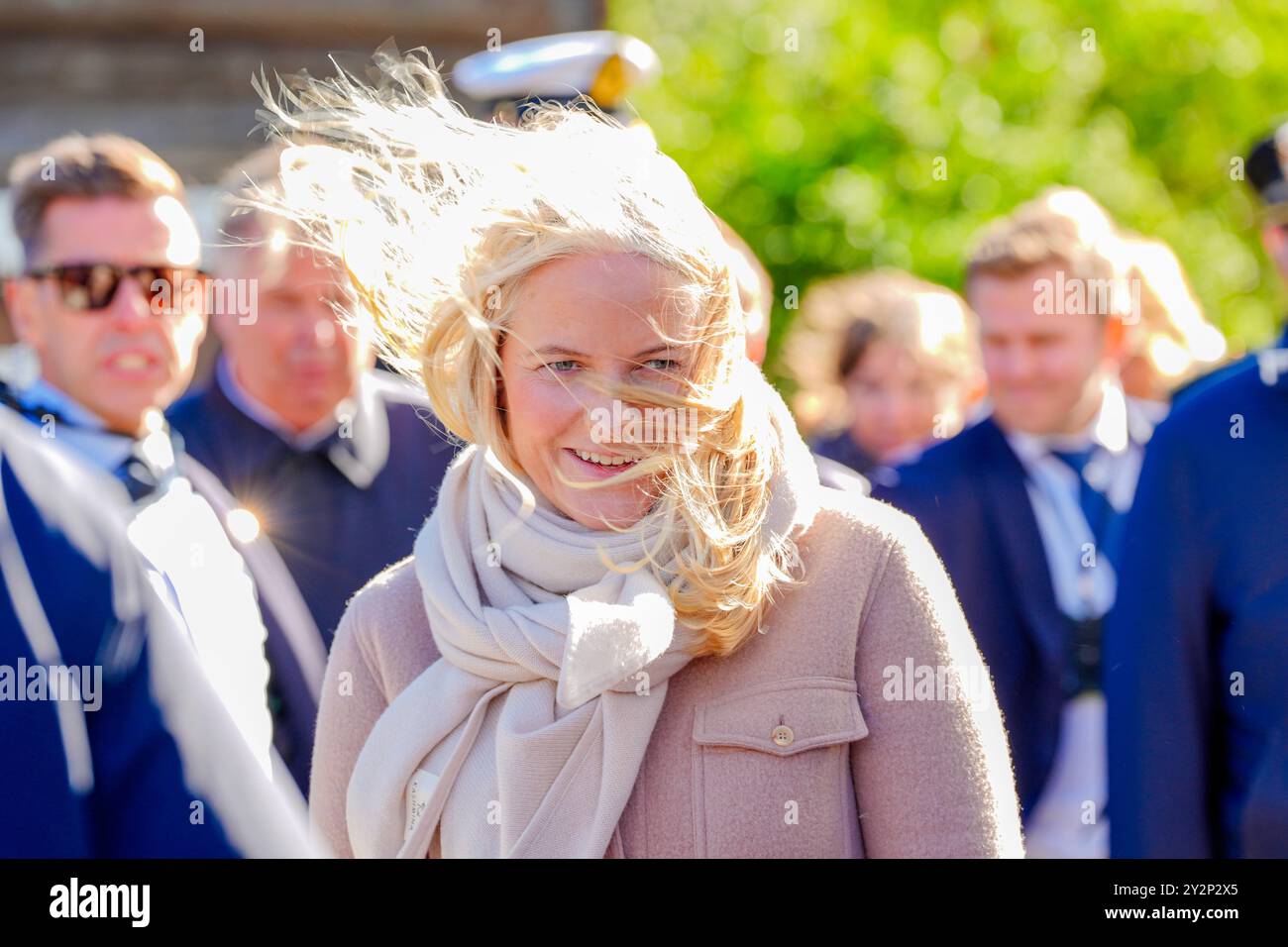 Storen 20240911. Norwegian Crown Prince Haakon and Crown Princess Mette ...