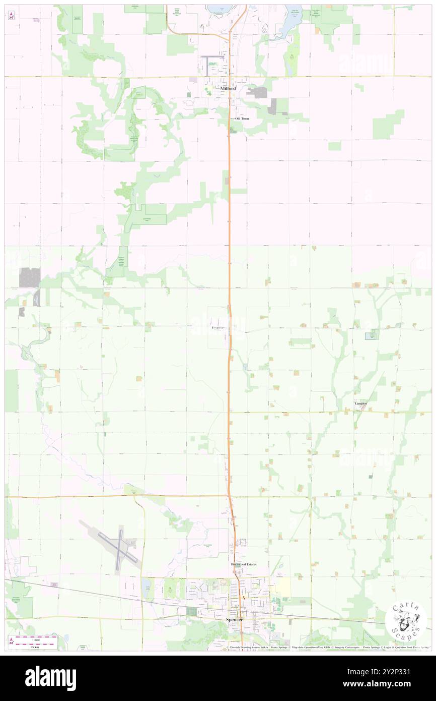 Map of fostoria hi-res stock photography and images - Alamy