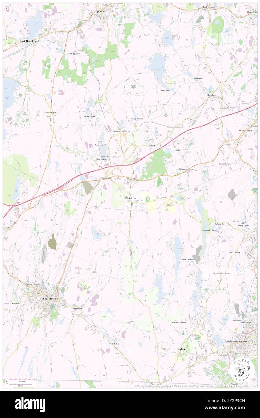 Charlton county map Cut Out Stock Images & Pictures - Alamy