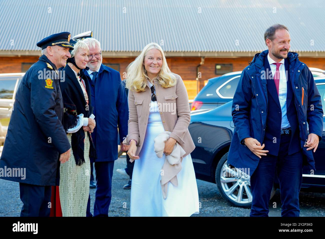 Storen 20240911. Norwegian Crown Prince Haakon and Crown Princess Mette ...