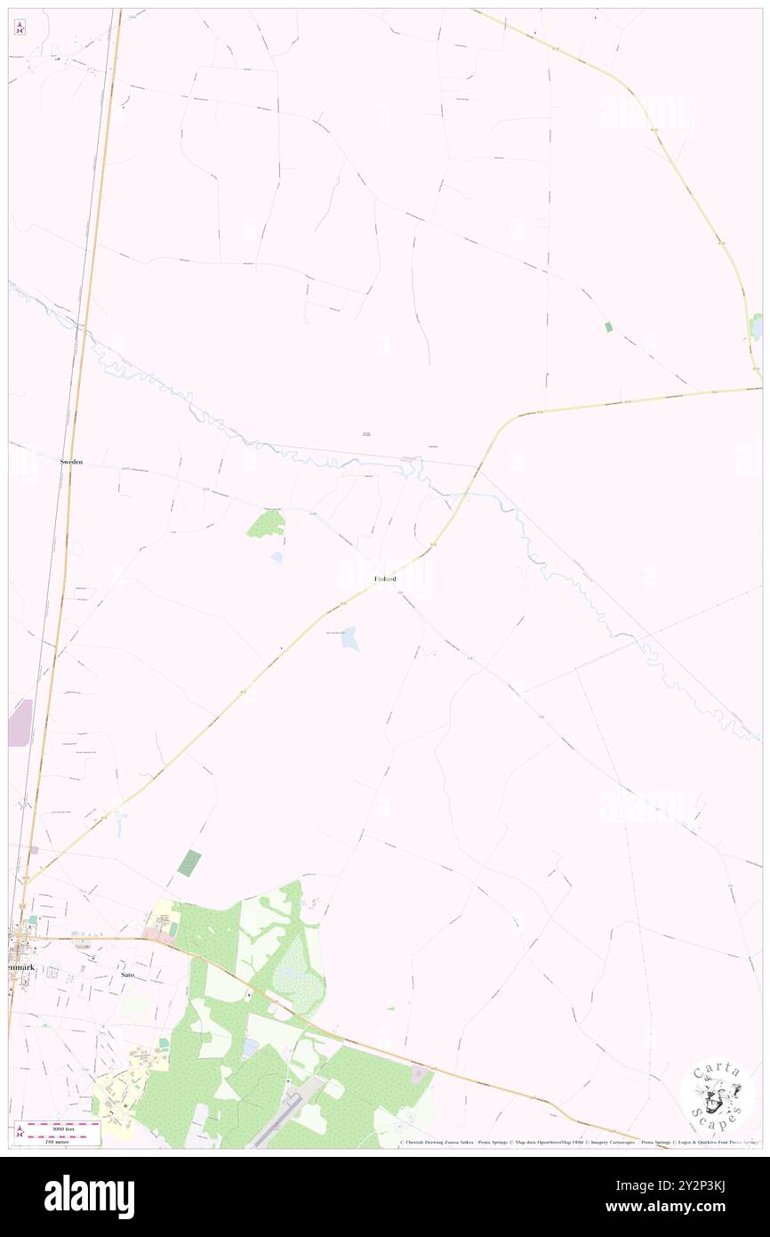 Bamberg county map hi-res stock photography and images - Alamy