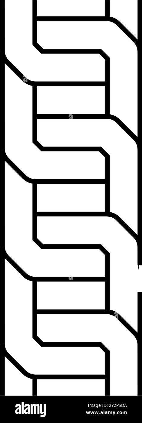 belcher chain line icon vector illustration Stock Vector Image & Art ...