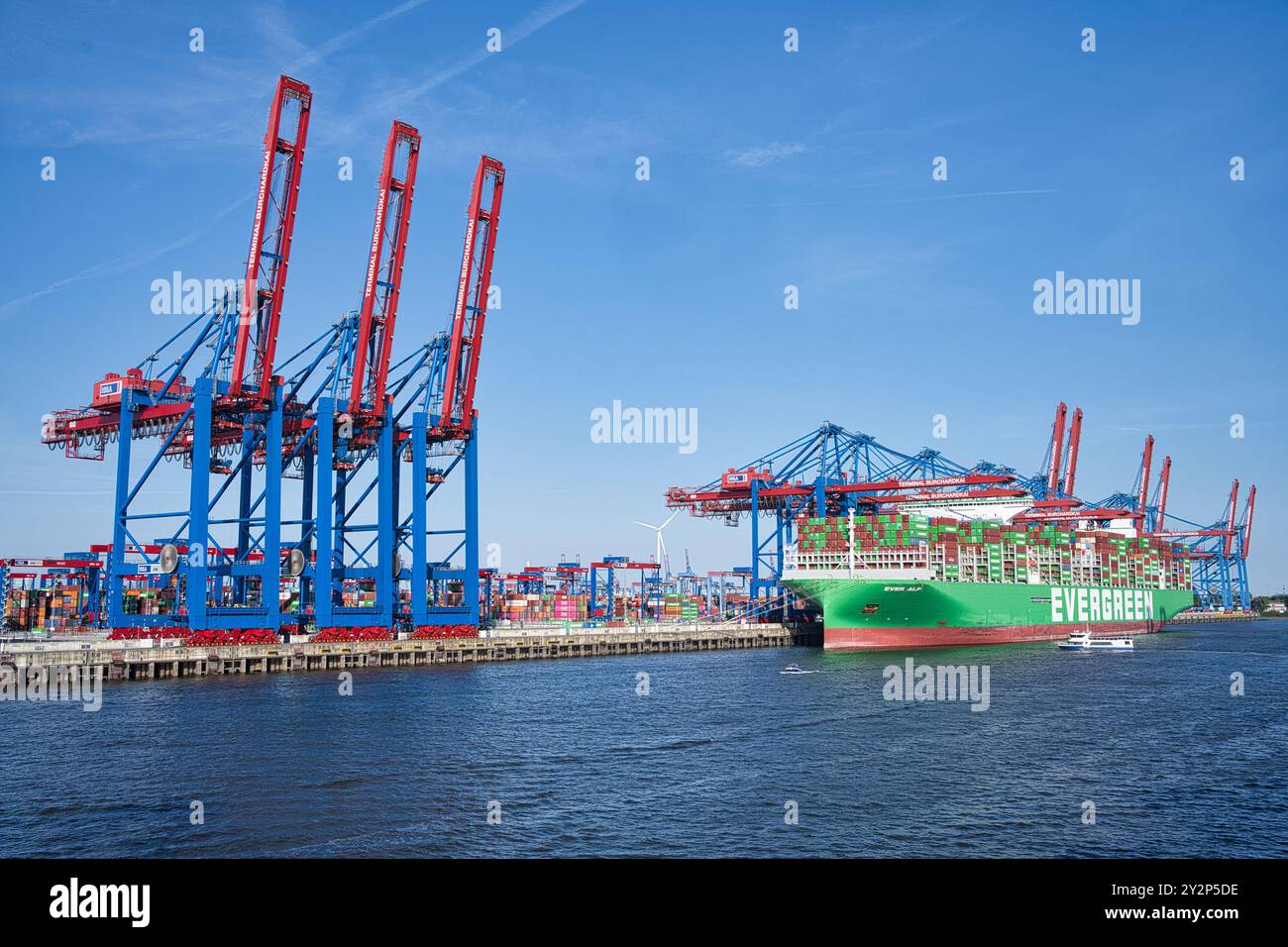 Nordsee, North Sea, Containerschiff, Container Ship, Burchardkai ...