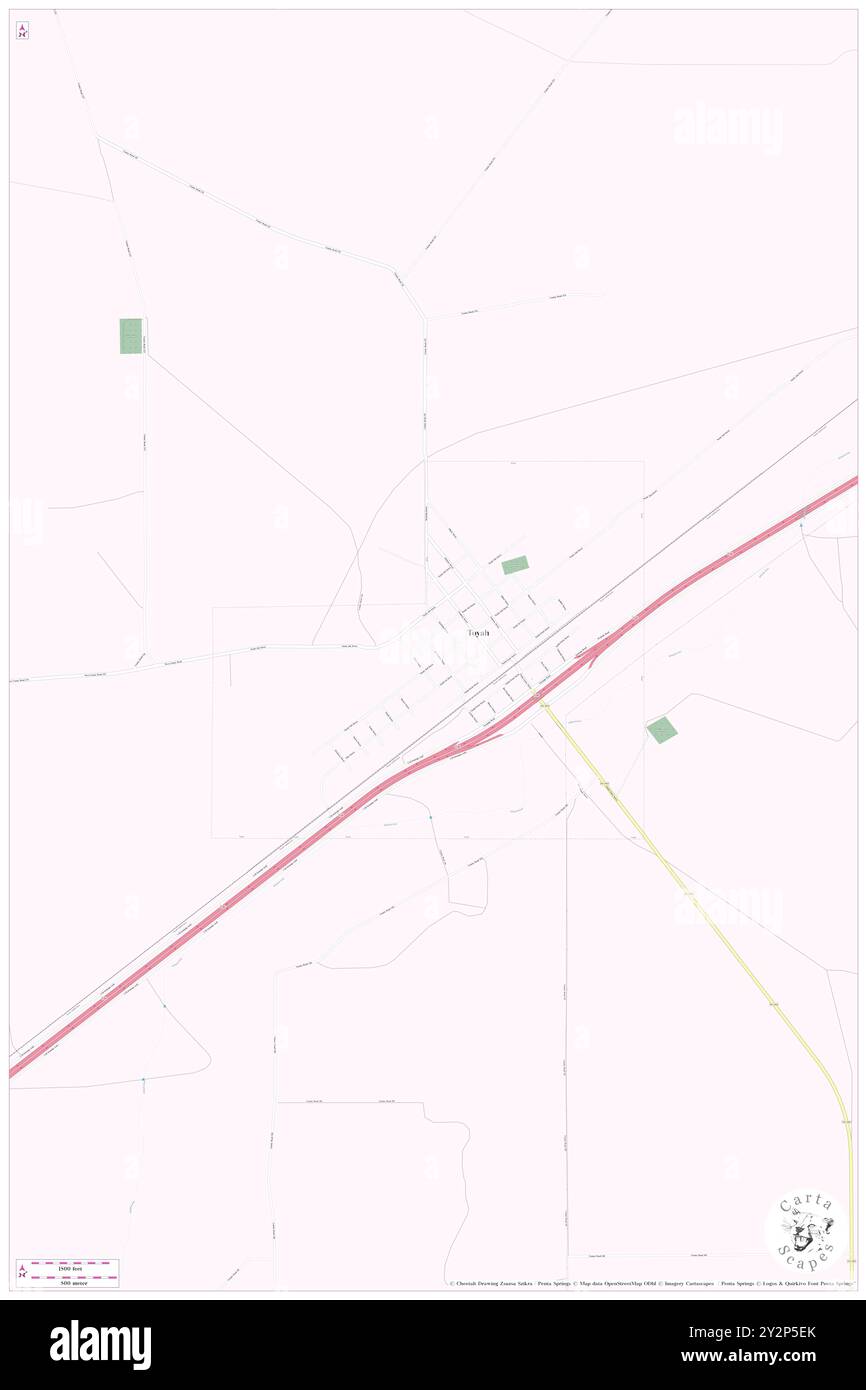 Toyah texas map Cut Out Stock Images & Pictures - Alamy