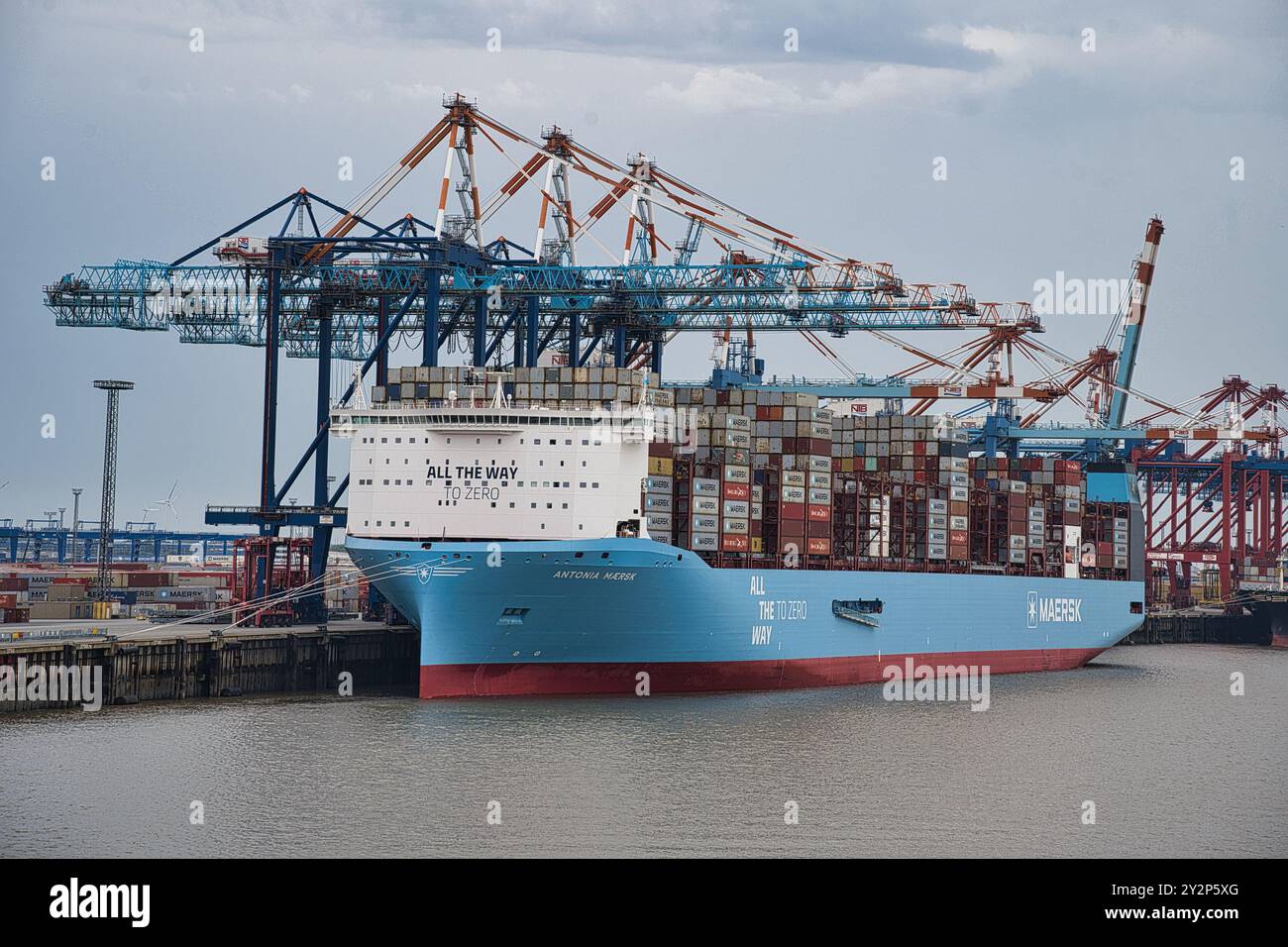 Nordsee, North Sea, Containerschiff, Container Ship, Burchardkai ...