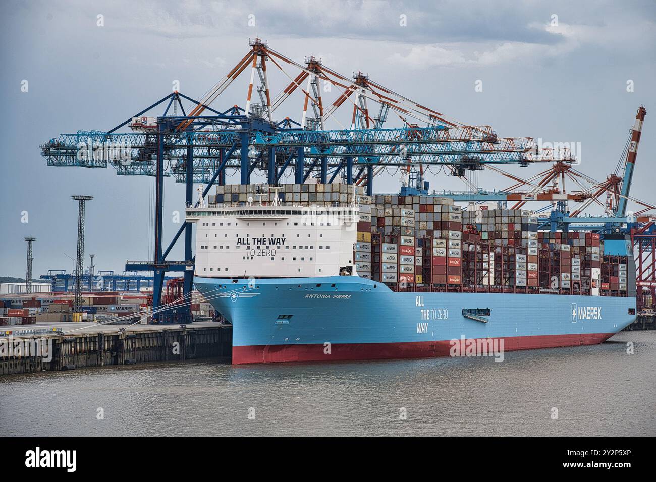 Nordsee, North Sea, Containerschiff, Container Ship, Burchardkai ...