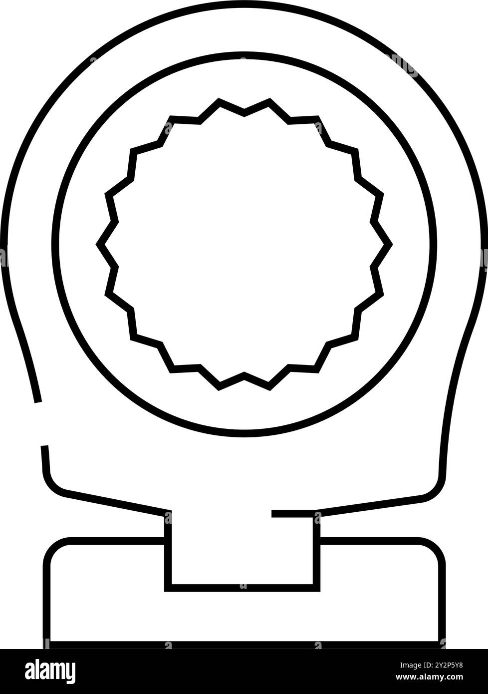 ratcheting wrench line icon vector illustration Stock Vector Image ...