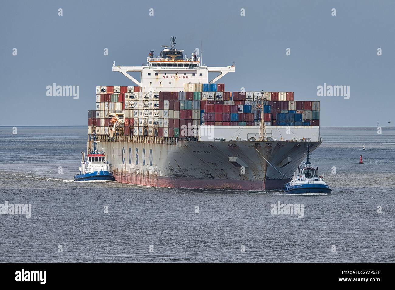 Nordsee, North Sea, Containerschiff, Container Ship, Burchardkai ...