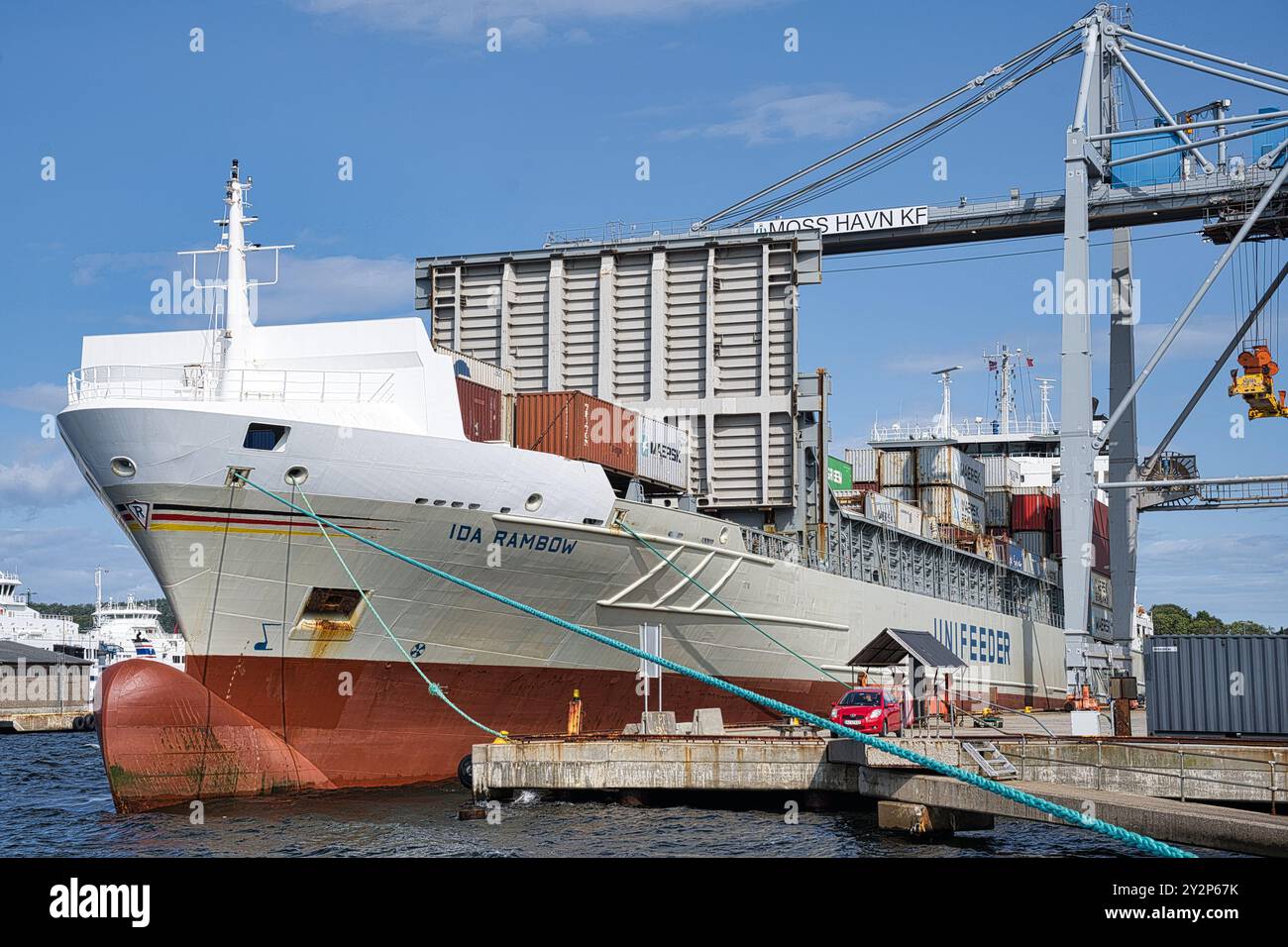 Nordsee, North Sea, Containerschiff, Container Ship, Burchardkai ...