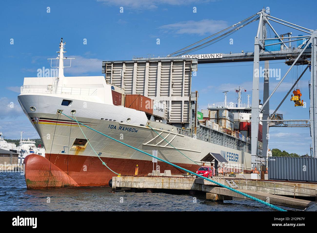 Nordsee, North Sea, Containerschiff, Container Ship, Burchardkai ...