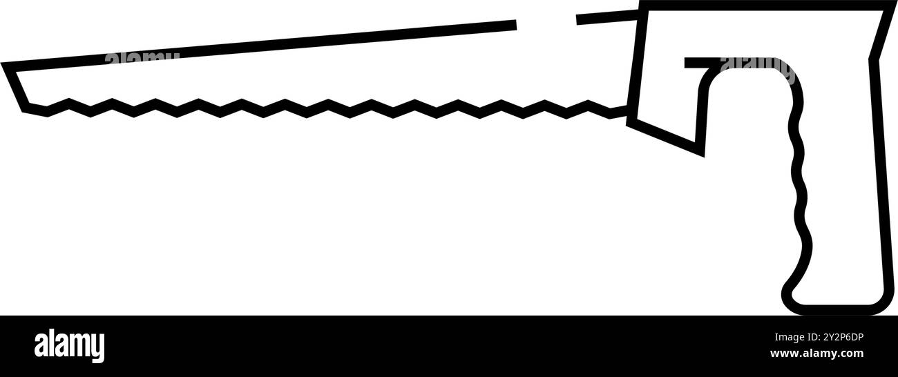 compass saw line icon vector illustration Stock Vector Image & Art - Alamy