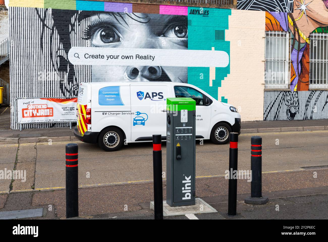 Southend City Jam graffiti art event in Southend on Sea, Essex, UK ...