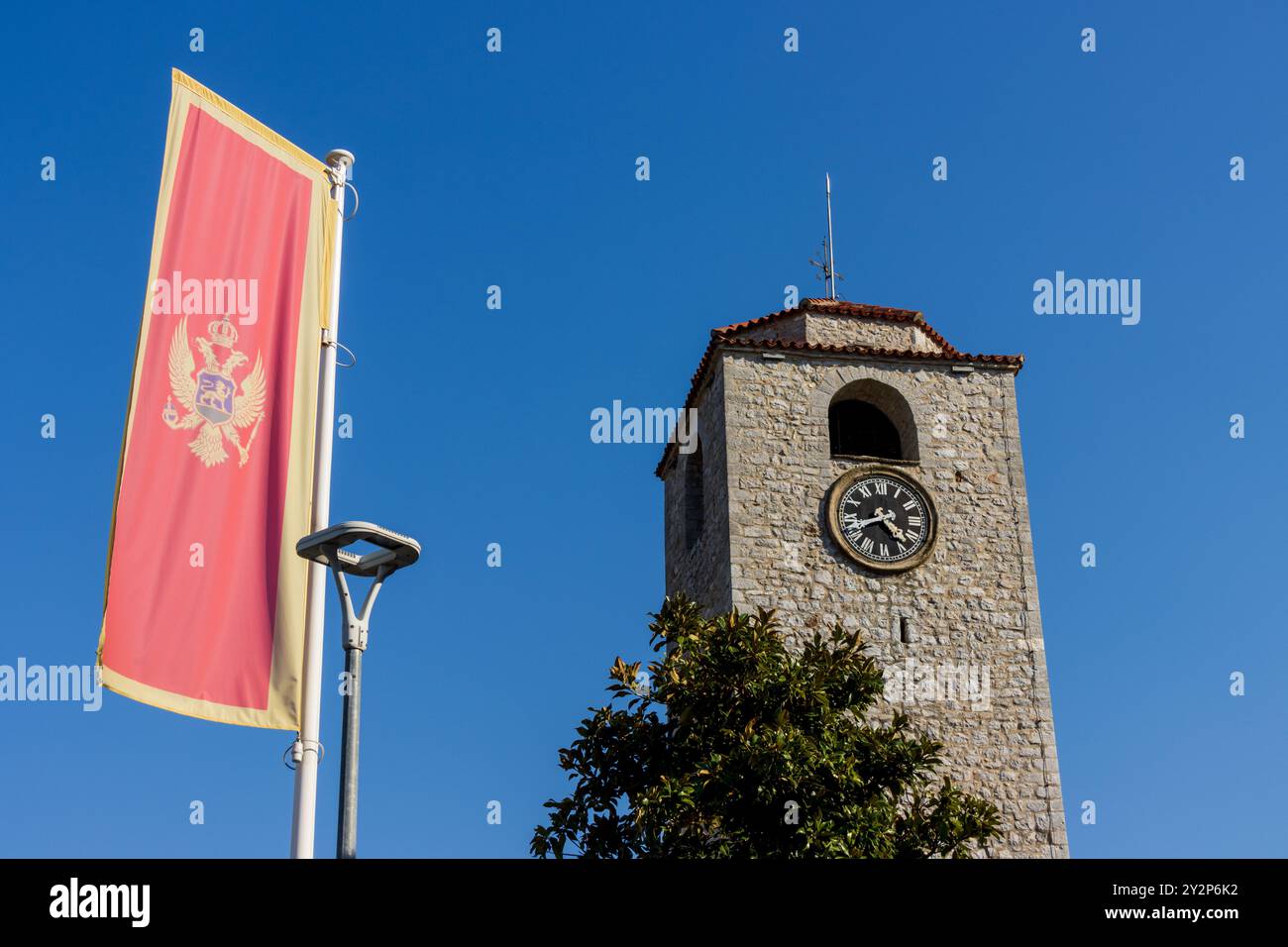 Sahat Kula - the old Ottoman Clock Tower - in the historic old town ...