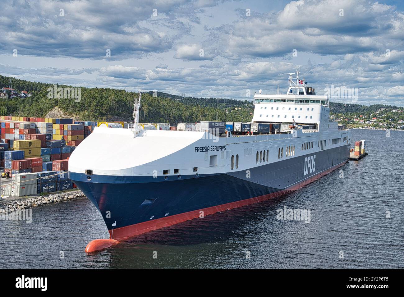 Nordsee, North Sea, Containerschiff, Container Ship, Burchardkai ...