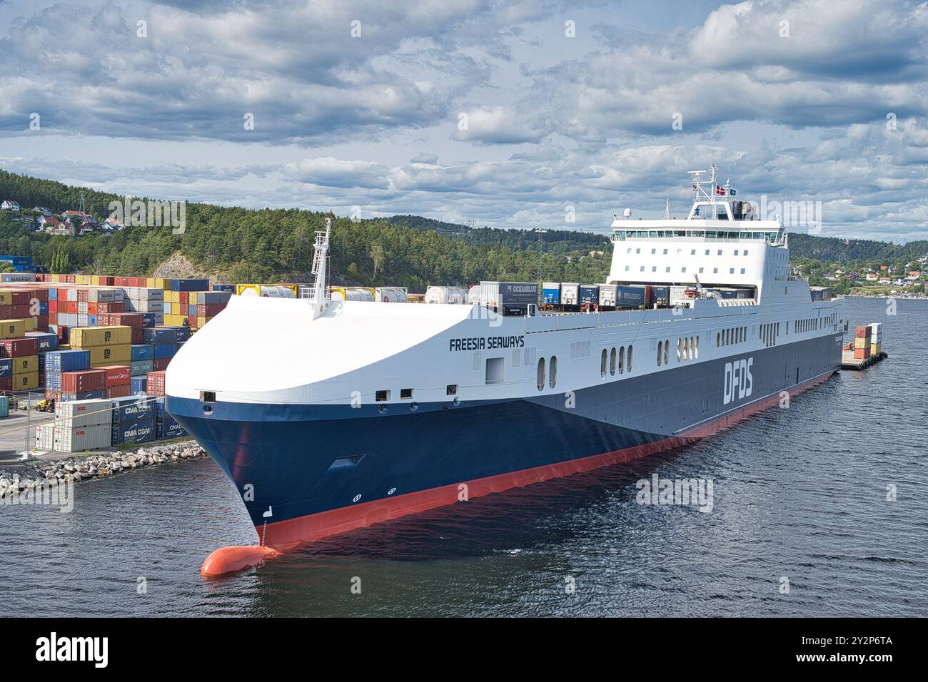 Nordsee, North Sea, Containerschiff, Container Ship, Burchardkai ...