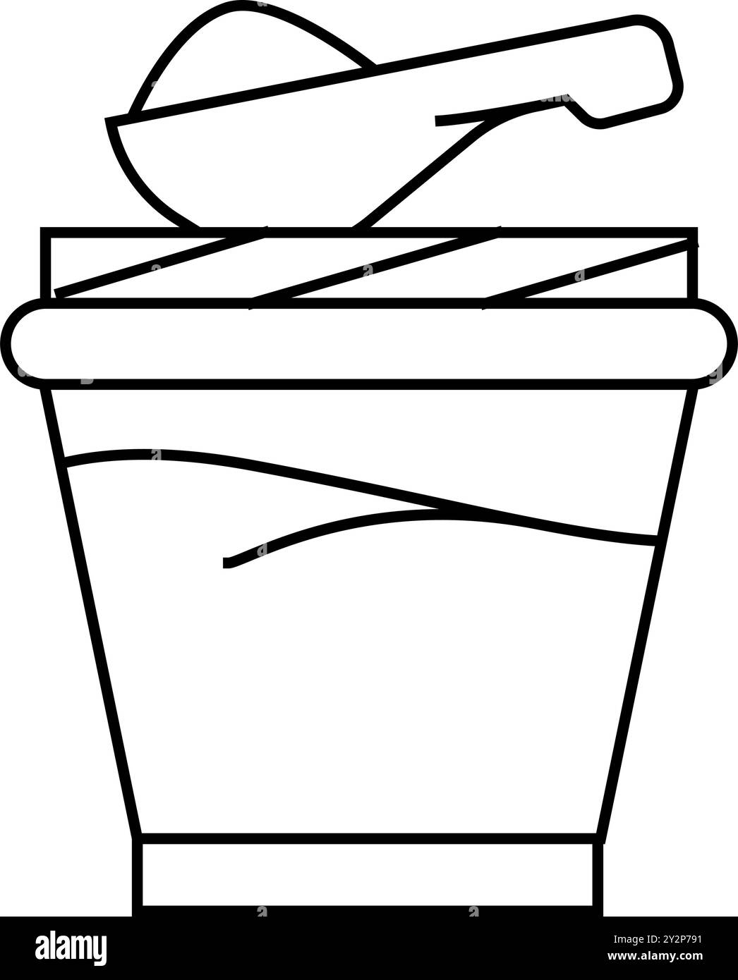 ghee milk product line icon vector illustration Stock Vector Image ...