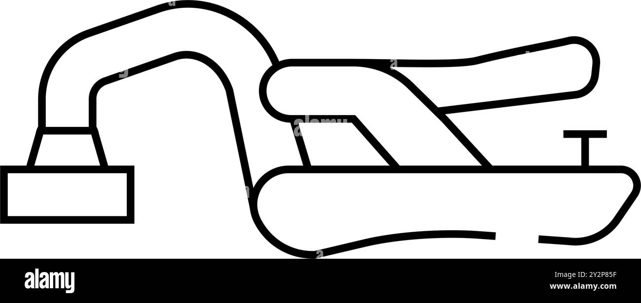 bench clamp line icon vector illustration Stock Vector Image & Art - Alamy