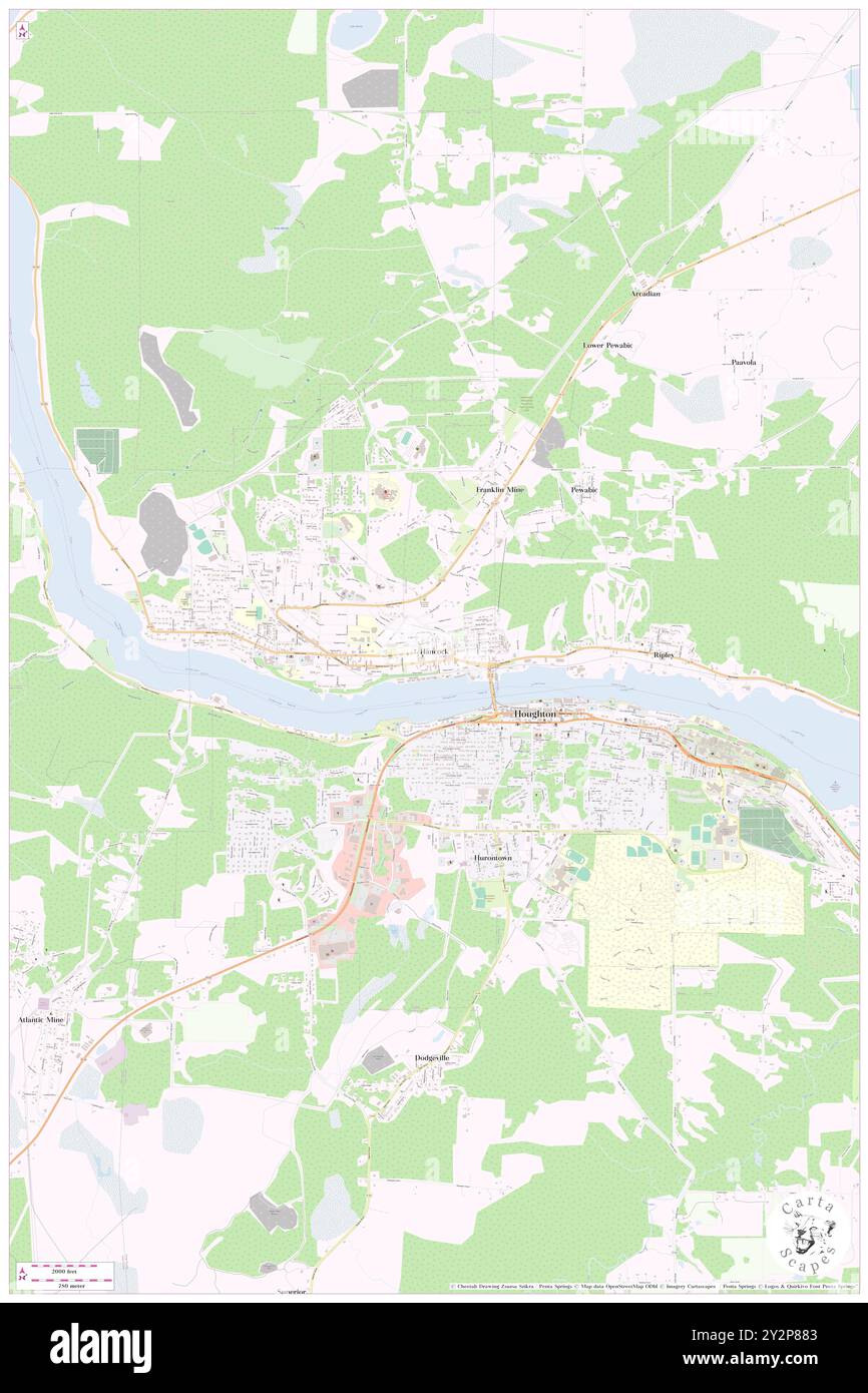 Hancock houghton county michigan united states hi-res stock photography ...