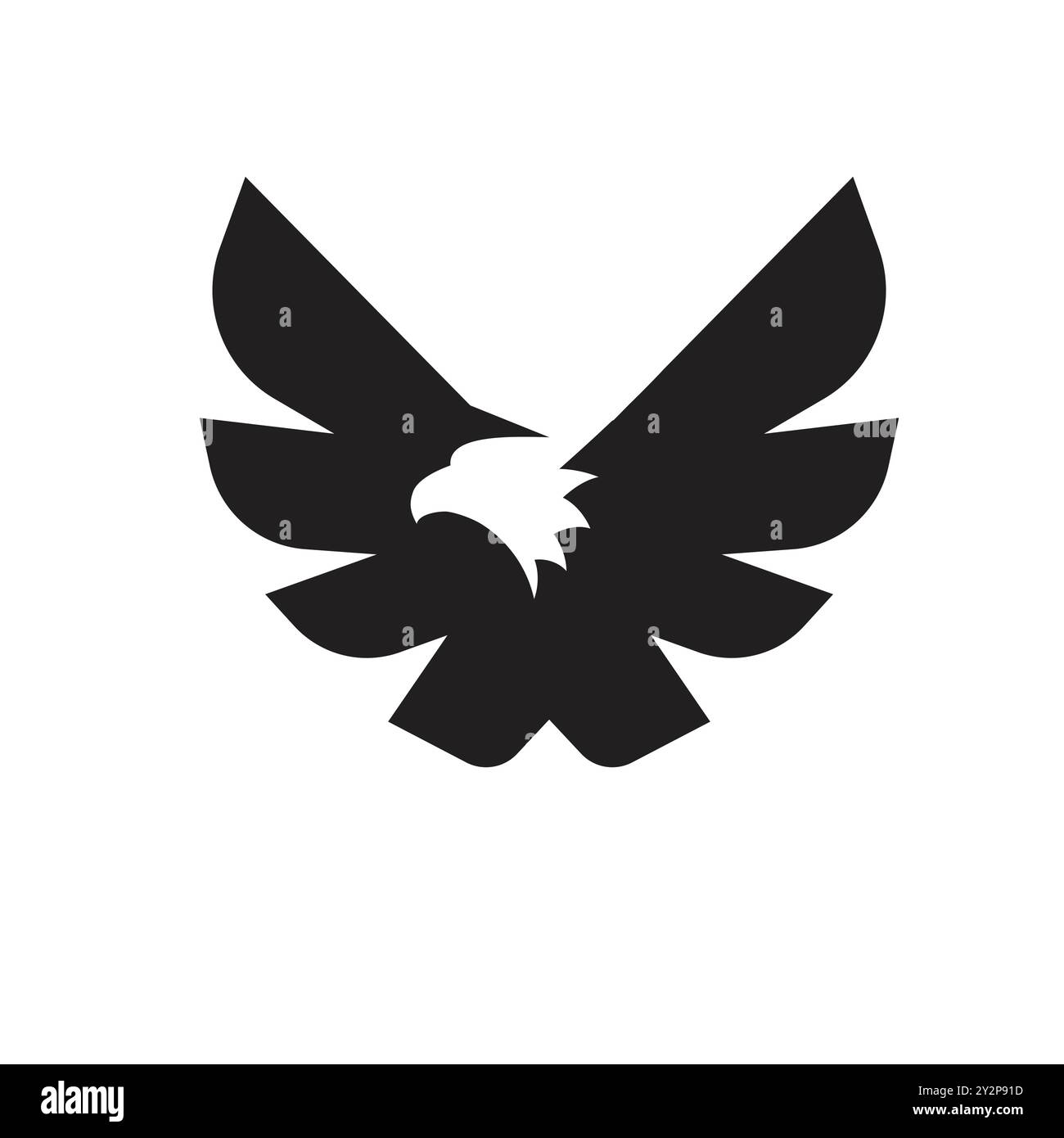 simple and modern eagle symbol vector illustration Stock Vector Image ...