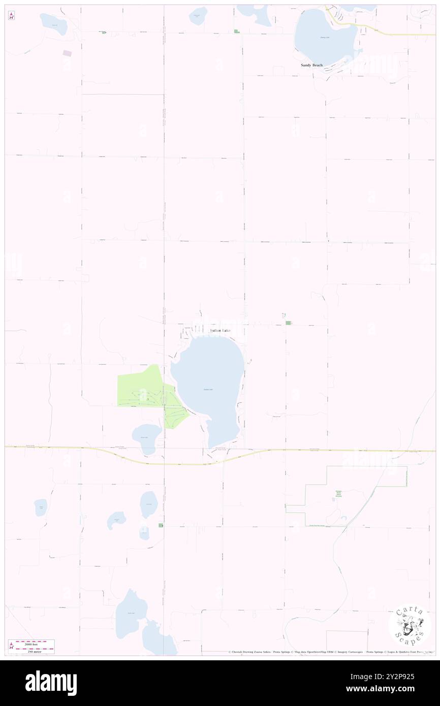 Map of cass lake hi-res stock photography and images - Alamy