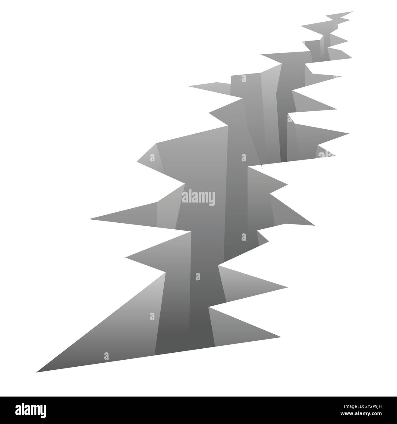Fissures in ground earthquake Stock Vector Images - Alamy