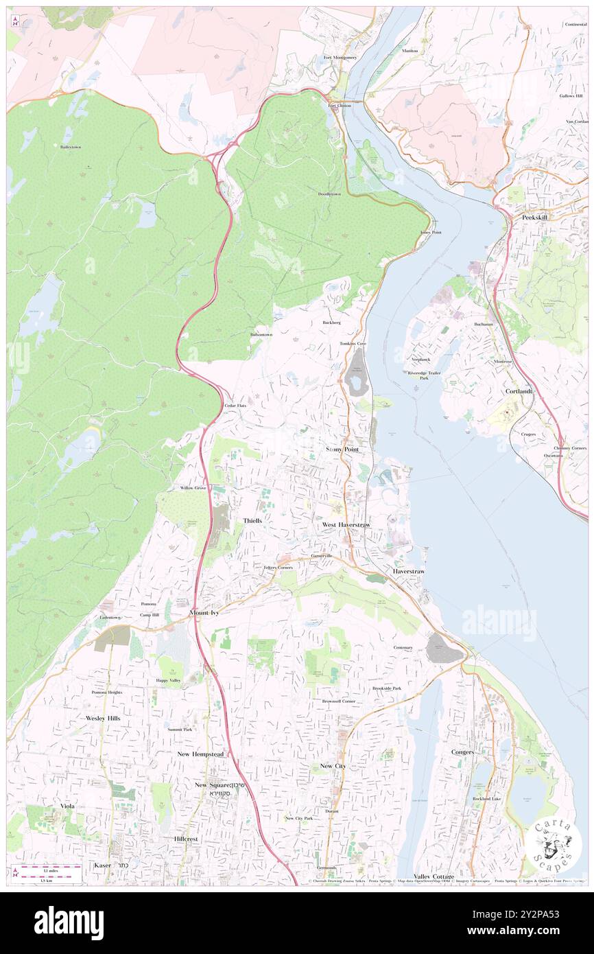 Map of stony point new york Cut Out Stock Images & Pictures - Alamy