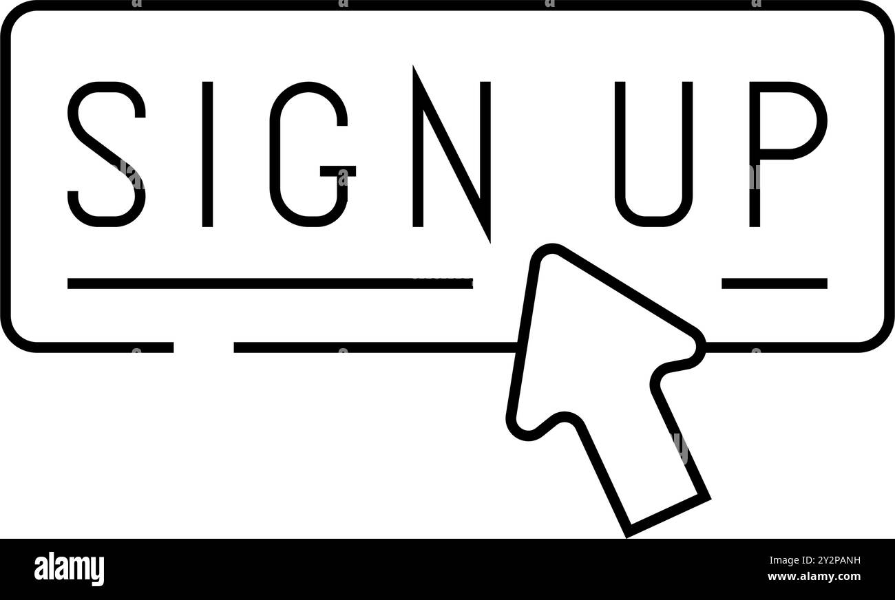 Register sign up membership Black and White Stock Photos & Images - Alamy