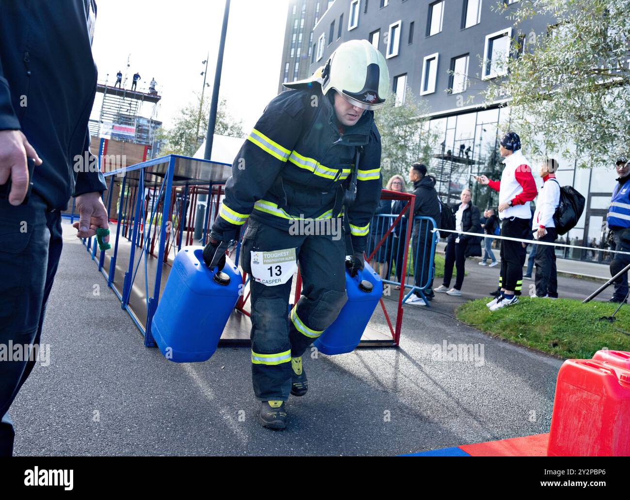 Casper Kudahl from Denmark compete in the age group 30-34 years ...