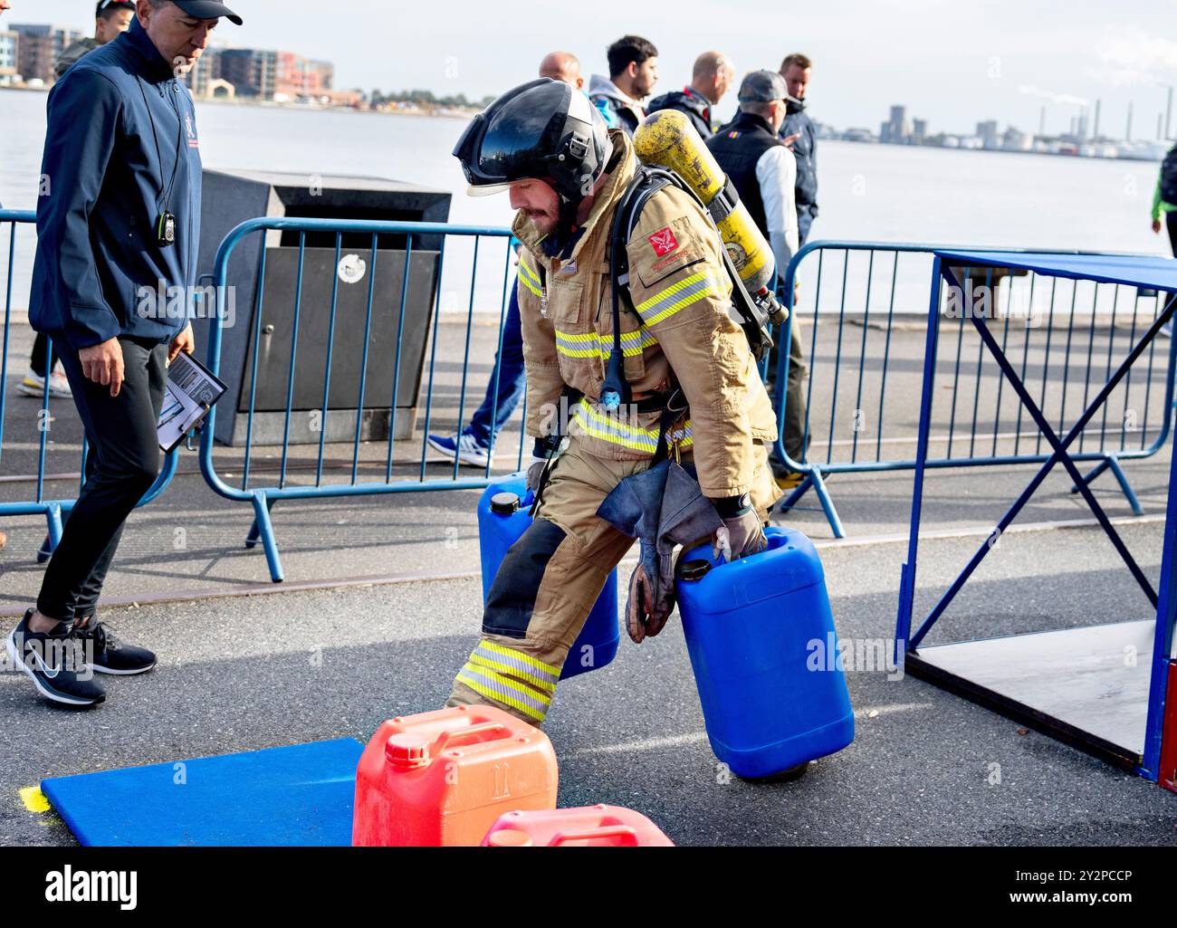 Allan Andersen from Denmark compete in the age group 30-34 years ...
