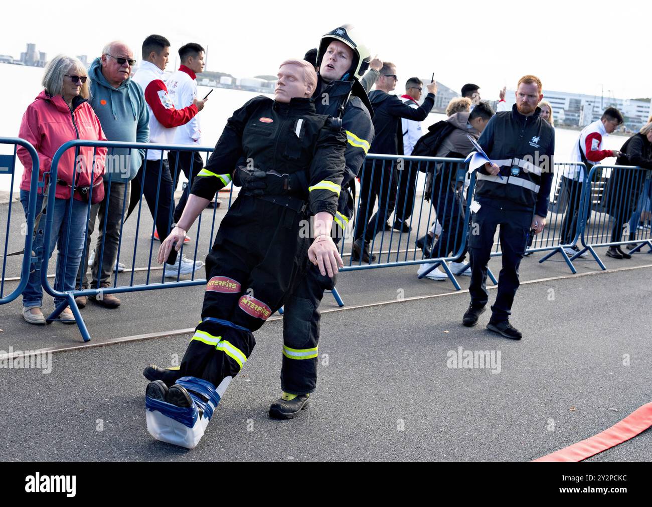 Casper Kudahl from Denmark compete in the age group 30-34 years ...