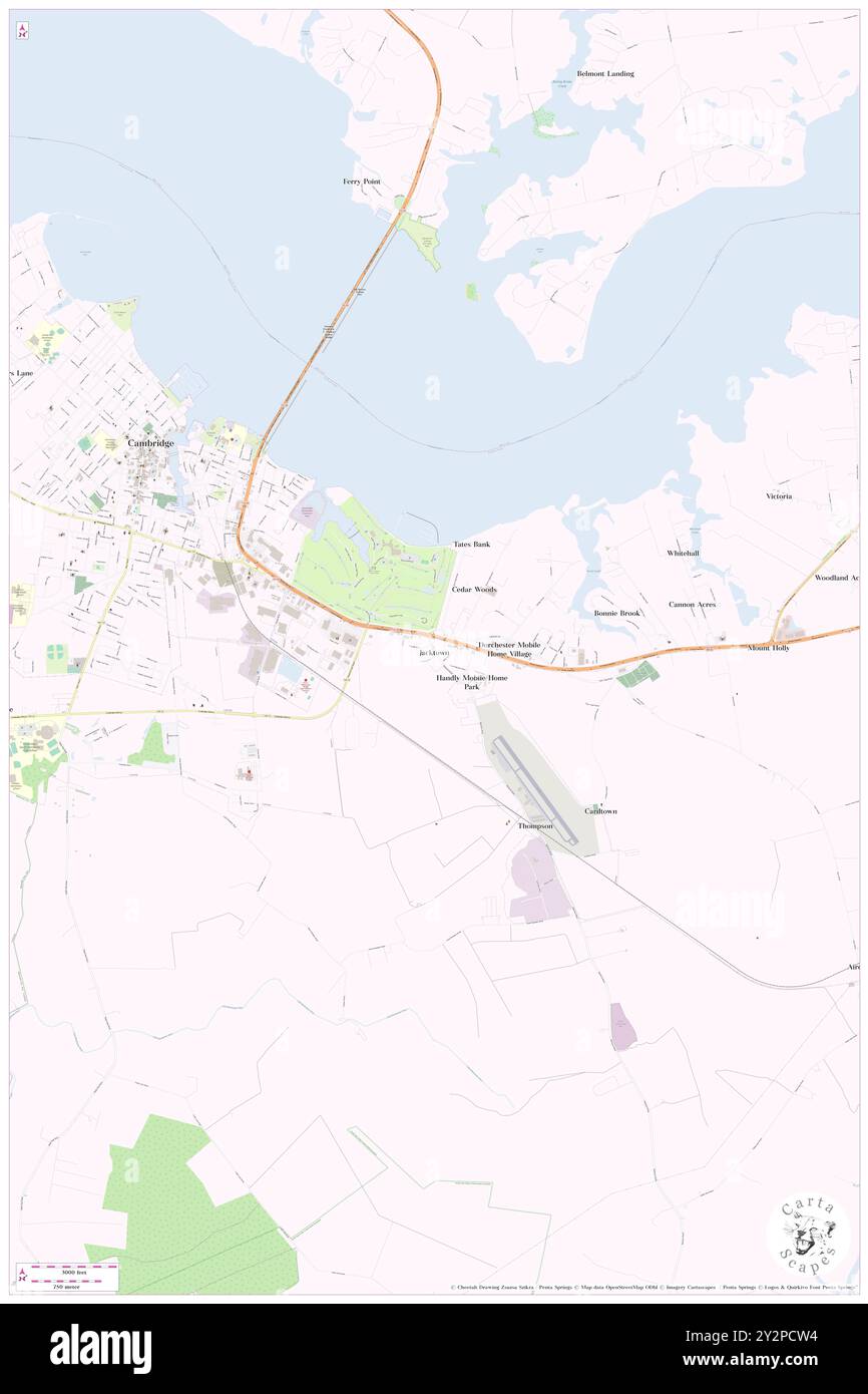 Jacktown, Dorchester County, US, United States, Maryland, N 38 33' 7 ...